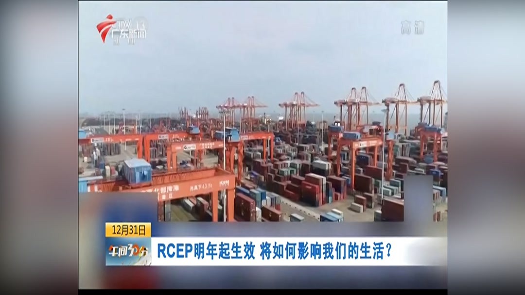 RCEP明年起生效 将如何影响我们的生活?