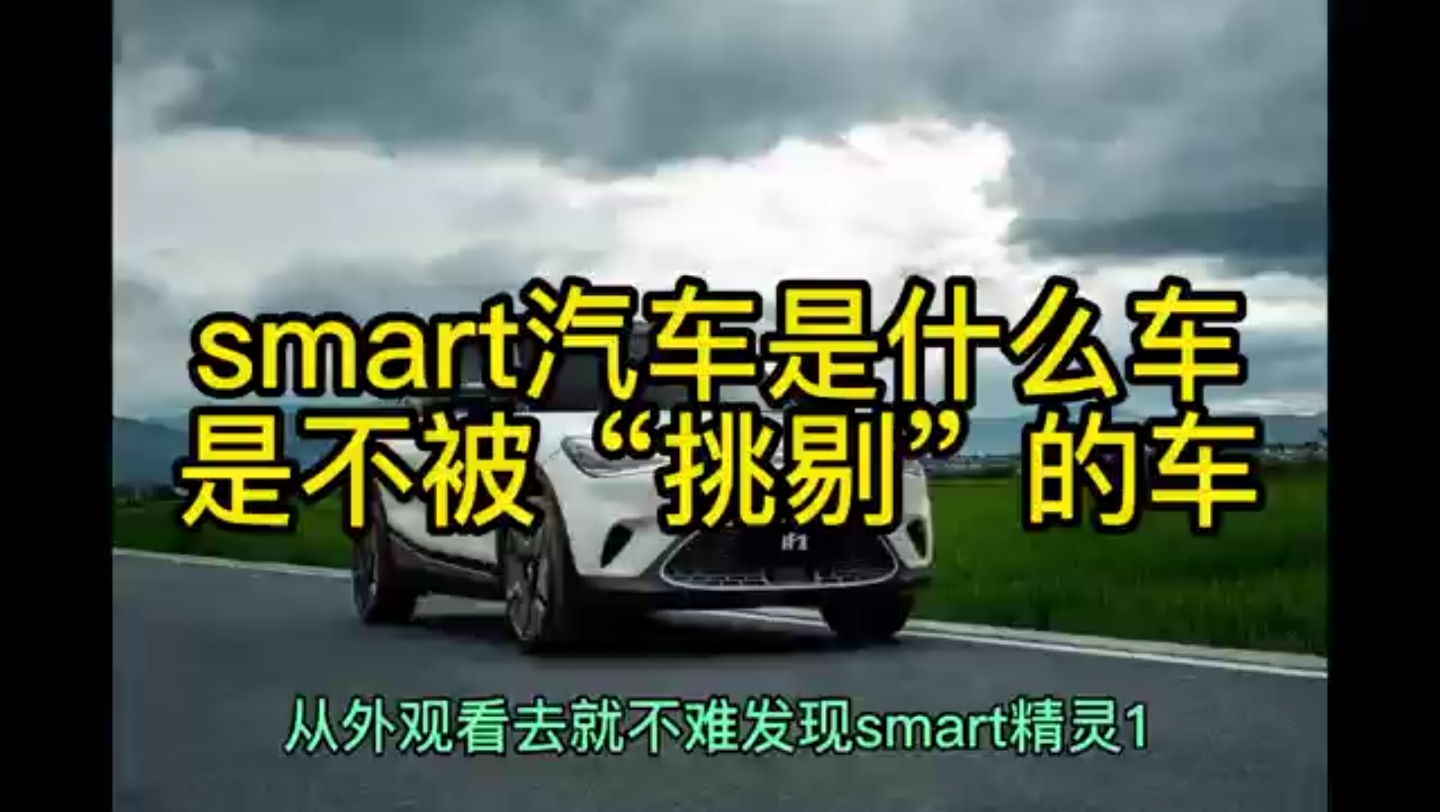 smart汽车是什么车,是不被“挑剔”的车