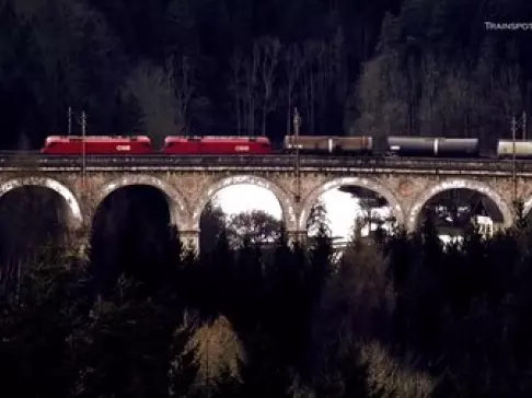 奥地利 Semmeringbahn铁路实景(已经做成模拟火车线路)