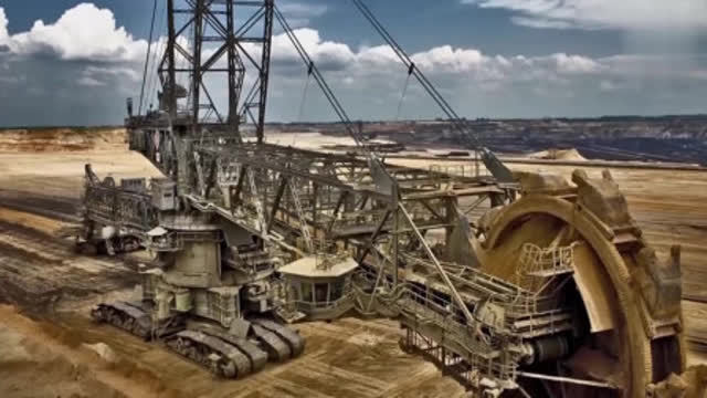 全球最大的5种工程机械,每天挖20万吨土石,分分钟铲平一座山!