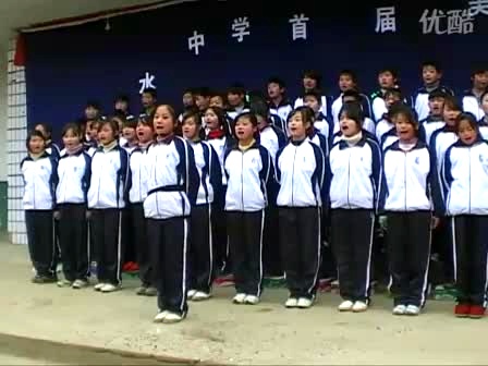 白水中学首届美育节文艺汇演:让我们荡起双桨【合唱】