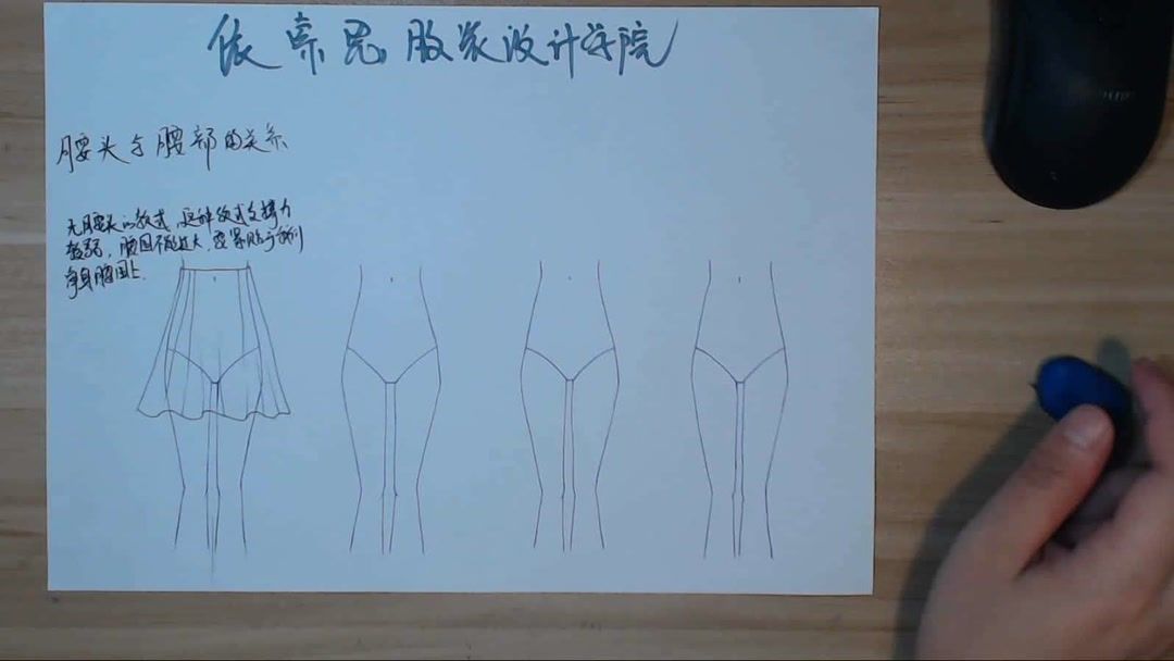 服装设计图稿:如何画好裙子