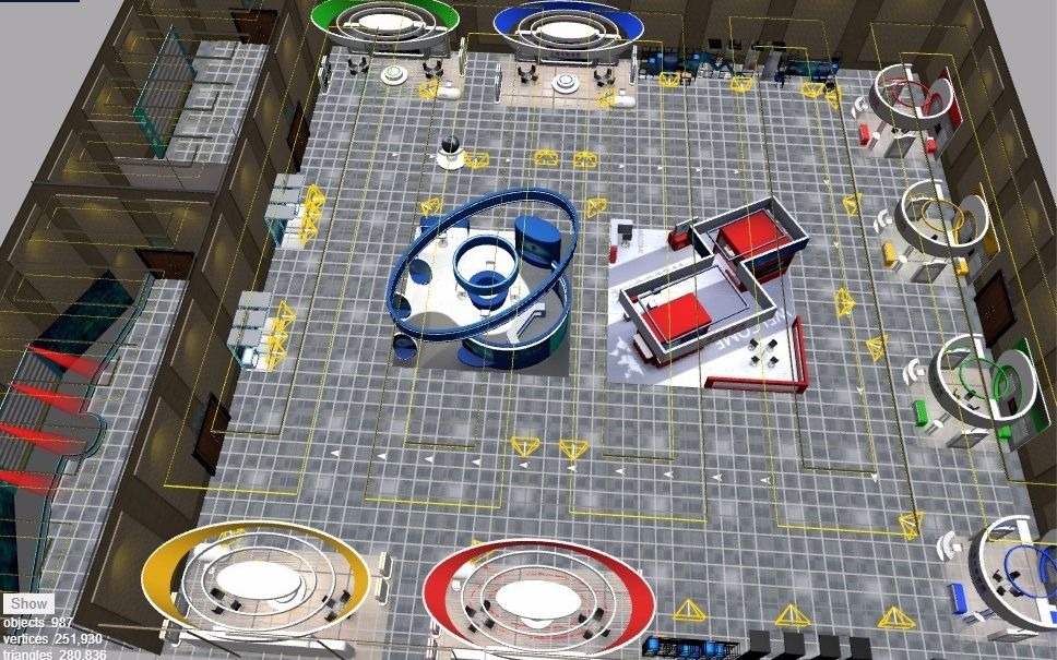 峰会3D展馆可视化编辑器