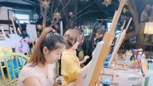 第一天教师培训:A段秋季课程、金丝沙画、古法造纸、手绘.