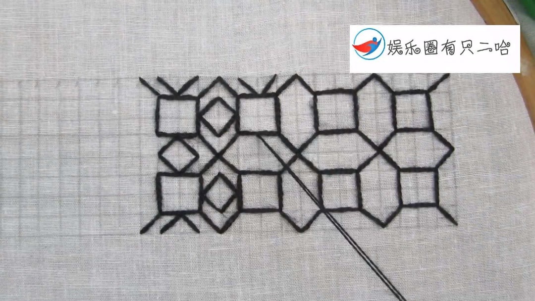 手工刺绣教程,简单基本的刺绣图案!