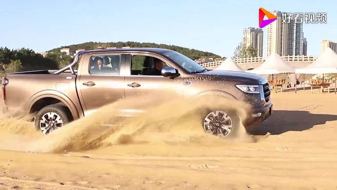 在金色沙滩上撒一次野,长城炮海滨试驾评测,有点惊喜!