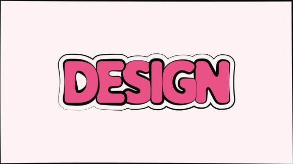 PS AI实例教程:制作萌萌的卡通英文字体