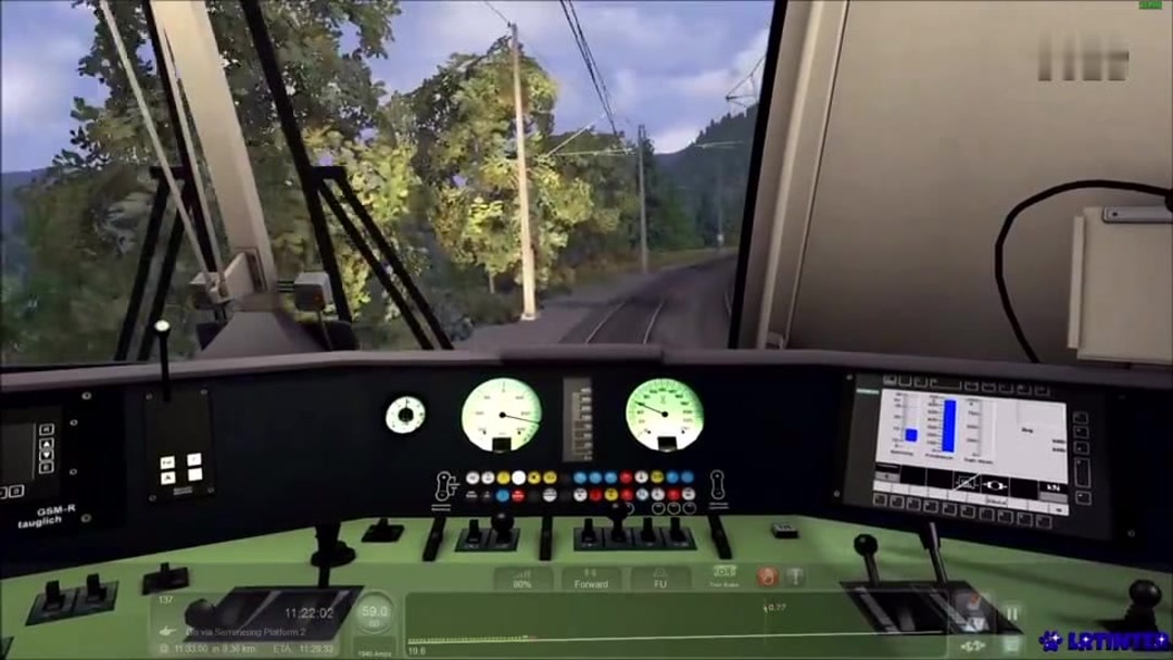 火车模拟2017:模拟驾驶游戏,开着火车爬每一座山