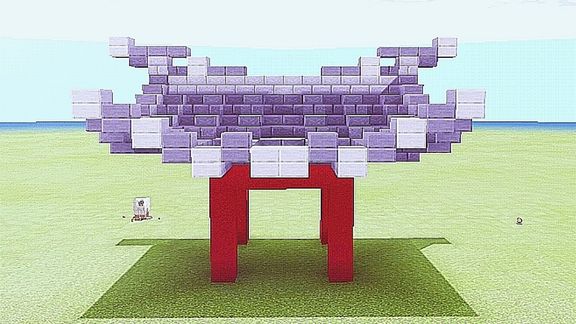 我的世界建筑教程:做一个简单古风屋顶