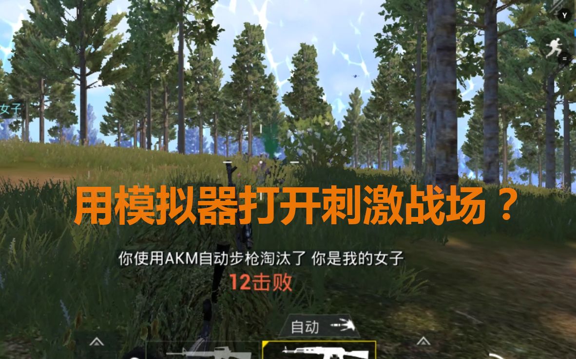 用模拟器打开绝地求生刺激战场是什么感觉?