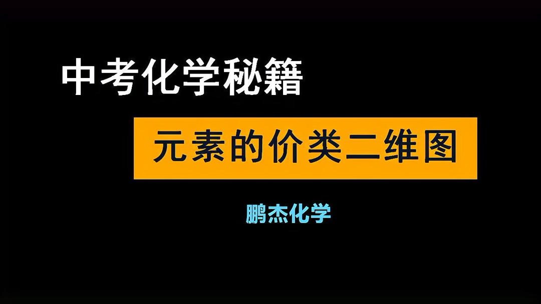 元素的价类二维图是什么?它对学好化学有什么重要意义?