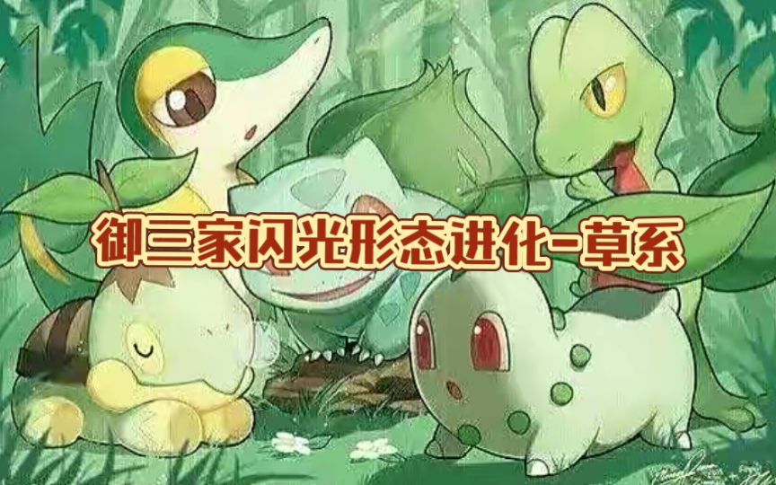 【究极绿宝石5.3】历代草系御三家闪光全形态
