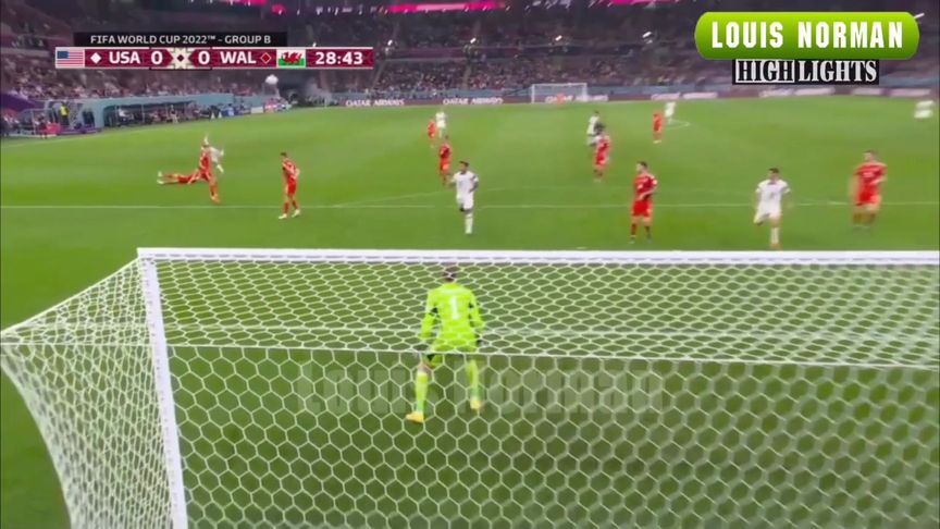 美国VS威尔士,全场比赛高光集锦。#2022卡塔尔世界杯 #足球