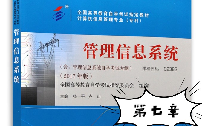 自考02382管理信息系统高频考点汇总第七章