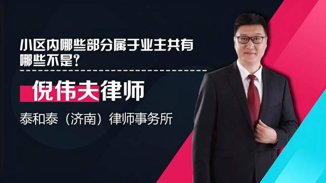 小区内哪些部分属于业主共有,哪些不是