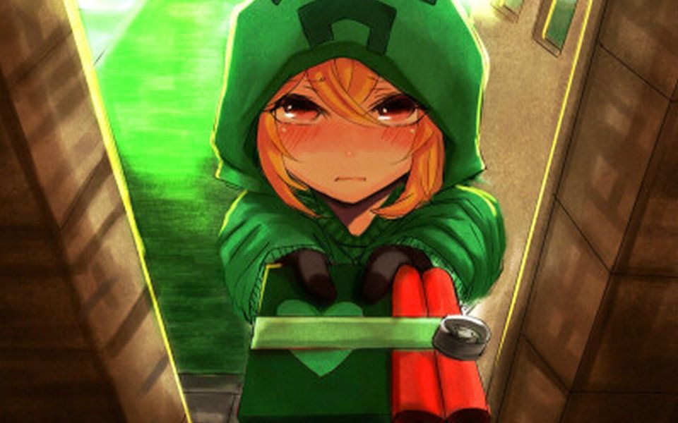 抽刀解说 我的世界材质包介绍 怪物娘化 卡瓦伊!~