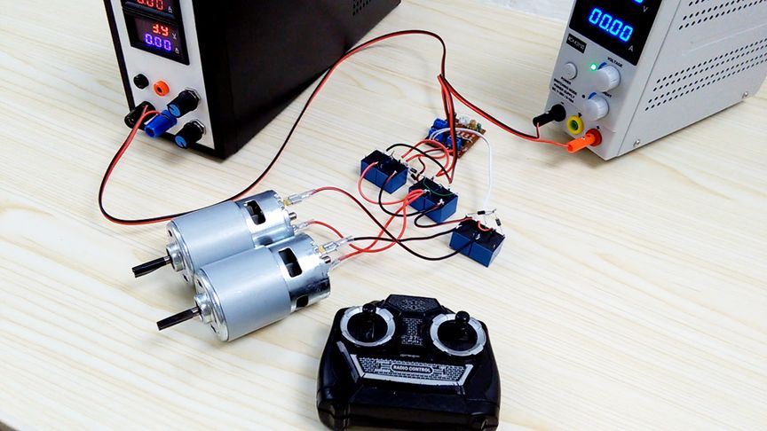 干货!没有电调,普通遥控也能使用大功率电机的方法教程