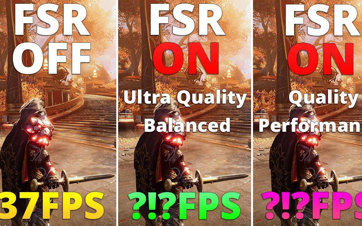 FidelityFX Super Resolution FSR 性能对比 RX 5700 XT - 纪元 1800 和 ...