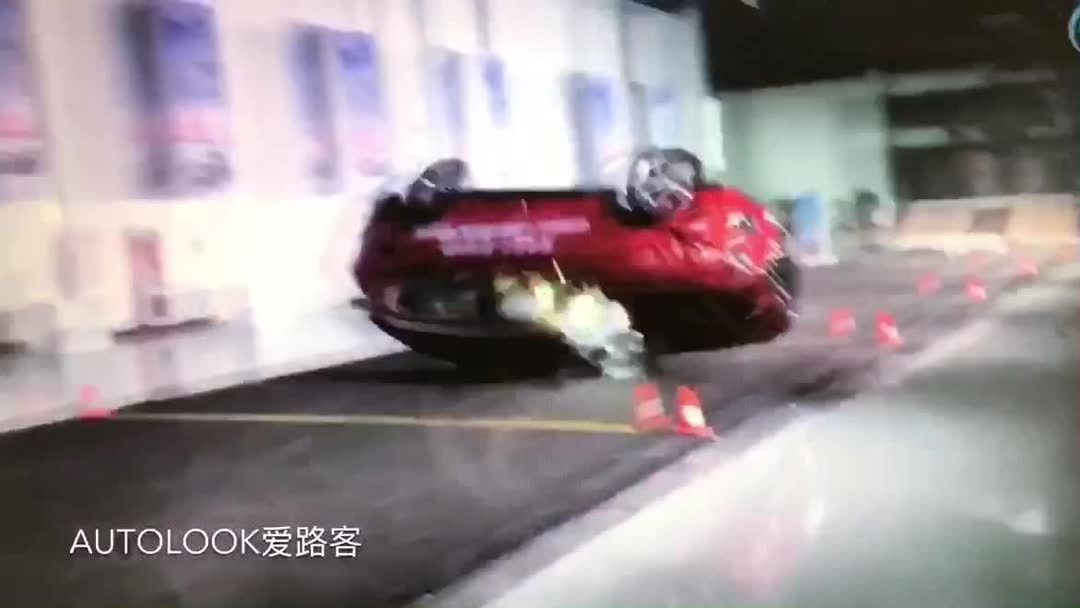 汽车碰撞试验常有,720度翻转见过么?看哈弗H6翻滚
