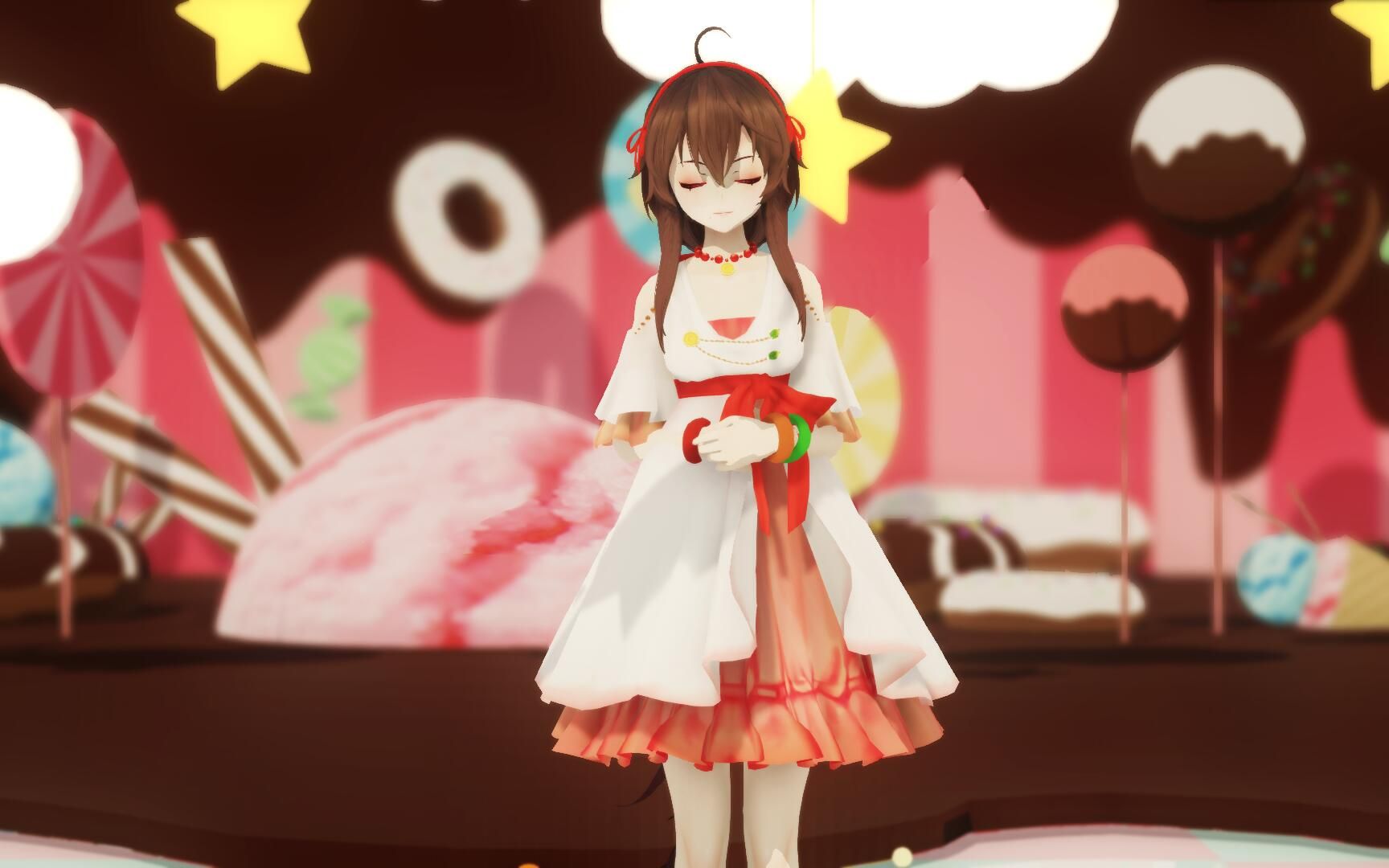 【干净2D风渲染】喜欢这样清新活力的阿绫吗