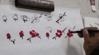 传统国画视频教学, 教你用两种方法画梅花, 简单又漂亮