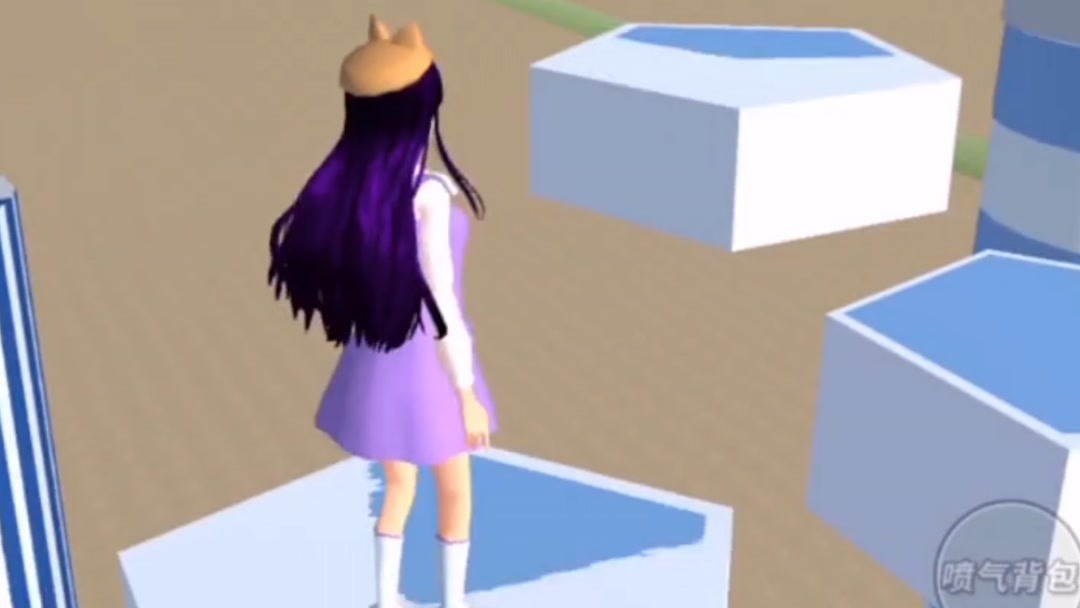 樱花校园模拟器:我的酷跑,还有滑滑梯玩呢