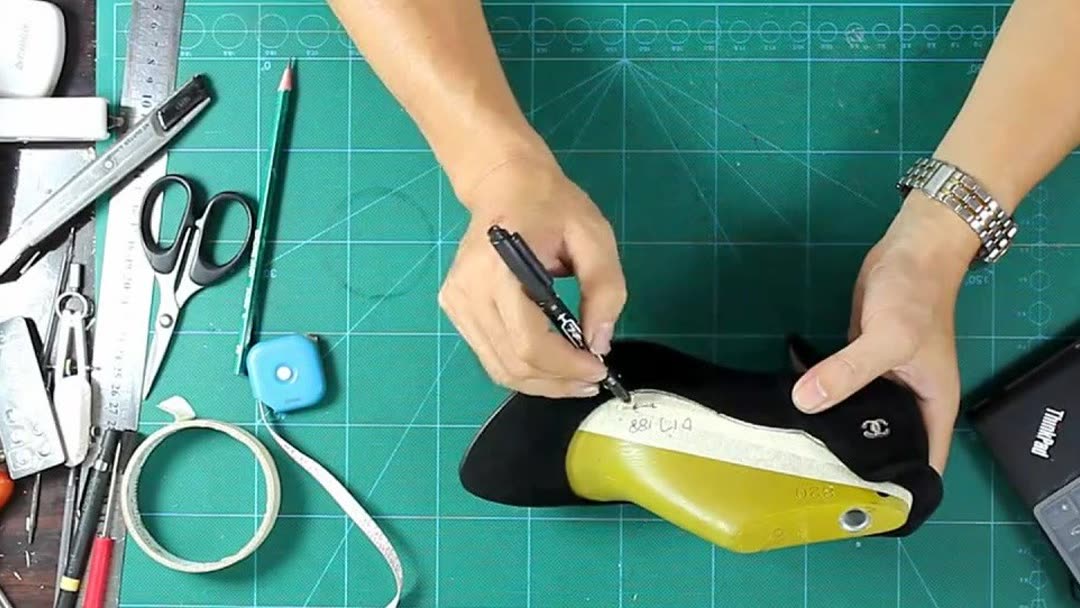 张师傅鞋样设计浅口休闲时装高低跟浅口鞋翻版精讲一集