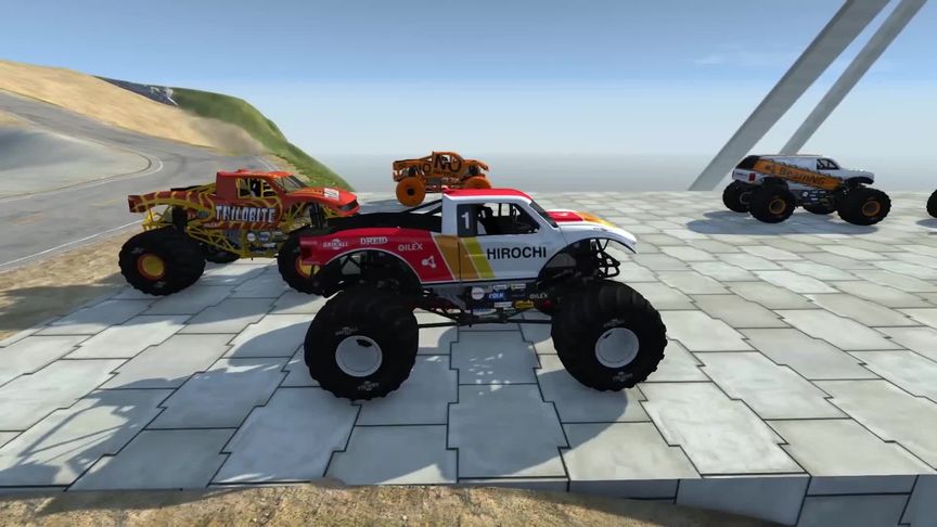 Beam NG高速跳伞撞车测试