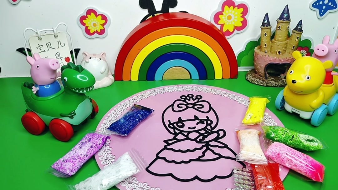 一起来diy小公主木版画啦!