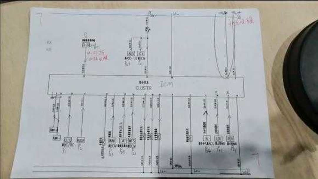第四单元第一期组合仪表电路分析