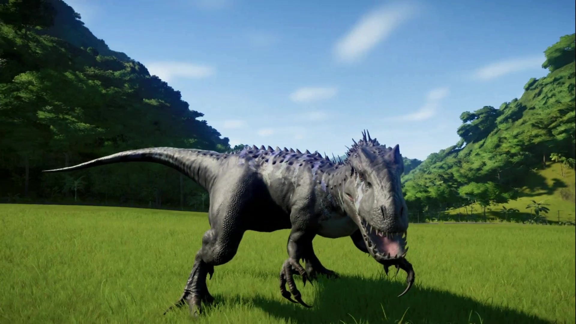 侏罗纪世界:狂暴龙佩恩表示要吃一顿大餐,角鼻龙的味道很不错