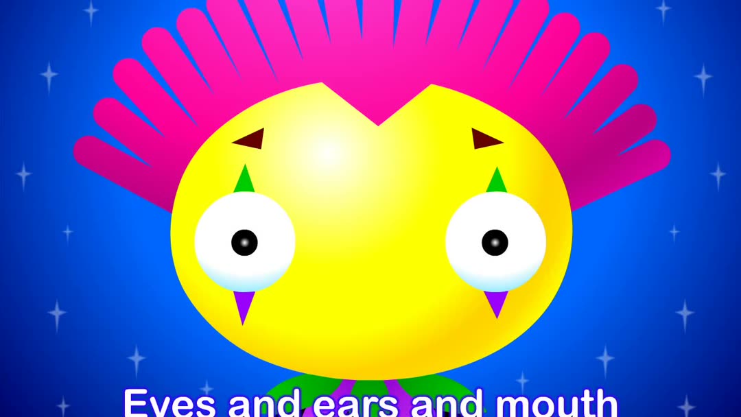 孩子最爱的国际英文儿歌大全—Eyes and Ears Mouth Nose