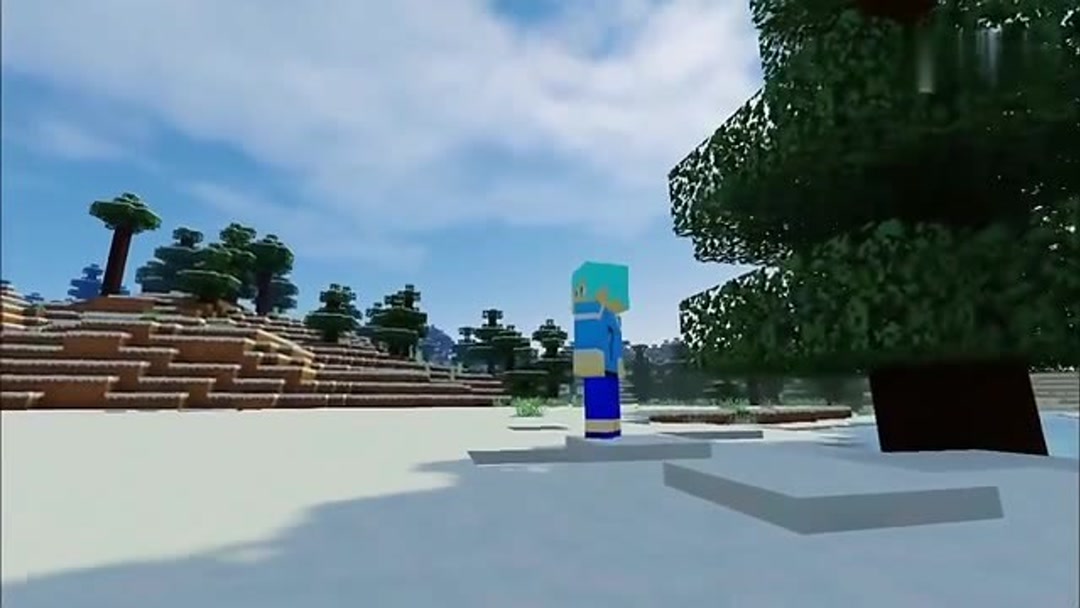 我的世界vs真实世界,史蒂夫穿越到现实被踢,还好是假的