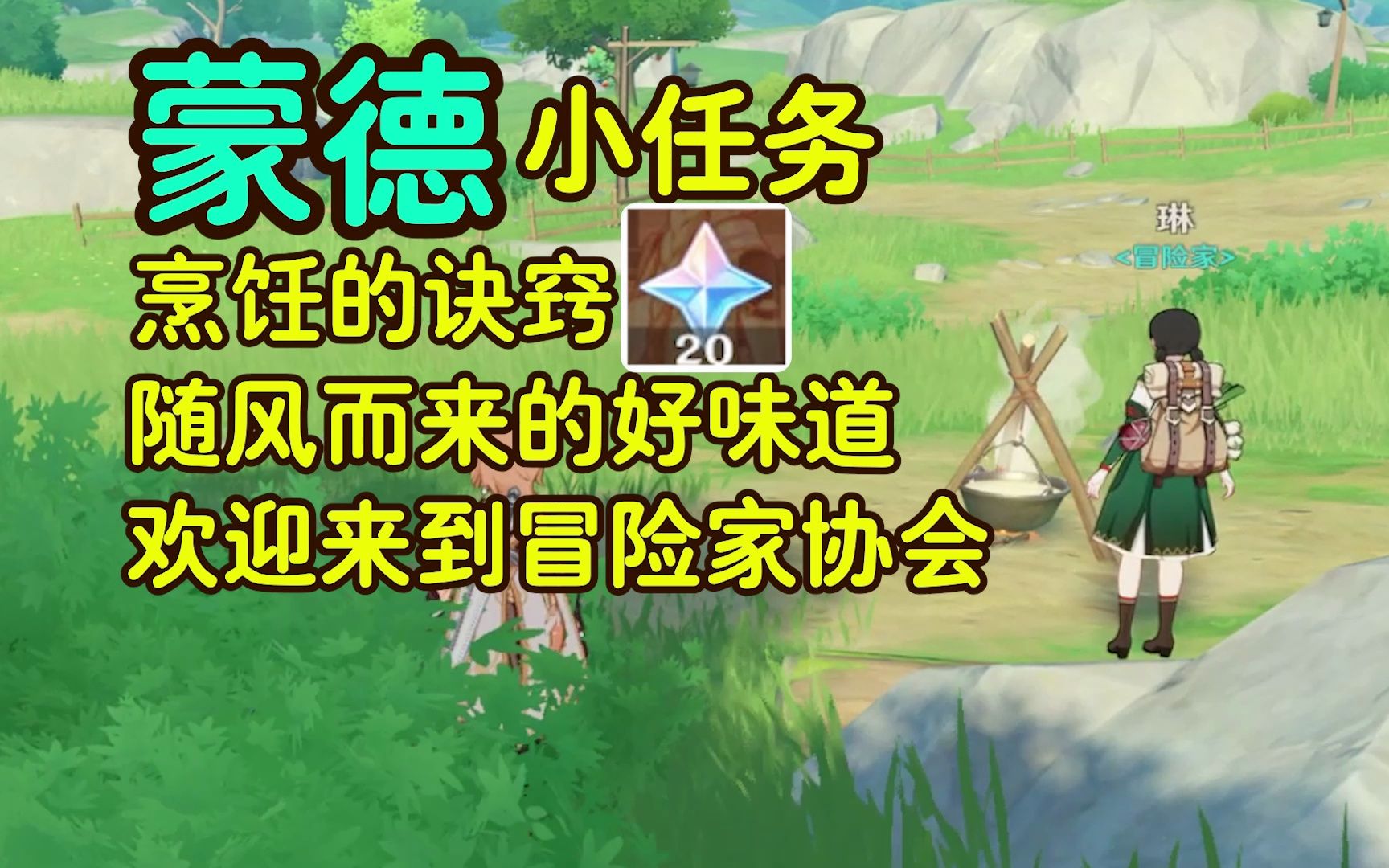 蒙德【世界任务】小任务等.