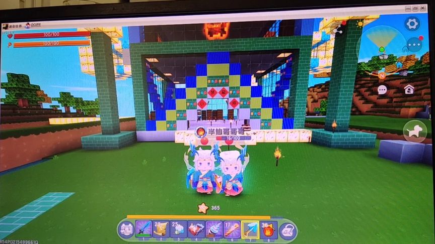 迷你世界:来小梦的生存里面,建城堡,怎么样,壮观吧