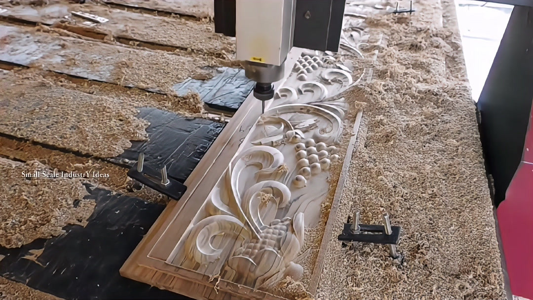 惊人的全自动木雕3D雕刻比拼手动雕刻,看孰强孰弱