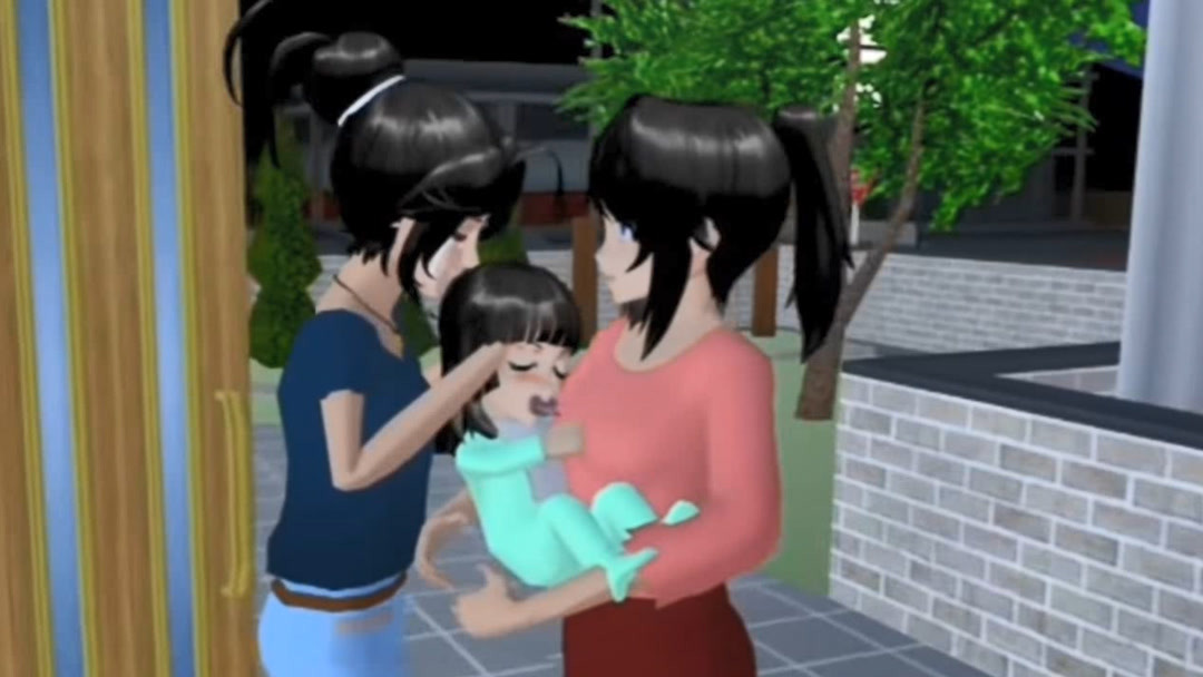 樱花校园模拟器:被遗弃的孩子大结局:小微要回了自己的孩子