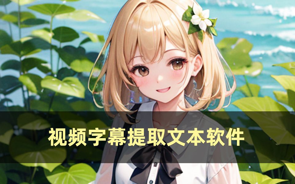 码住这款视频字幕提取文本软件,一键get文本