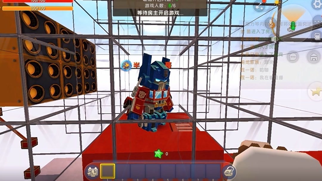 迷你世界跟半仙比运气,半仙秒变大头仙,这造型能让多米笑一天