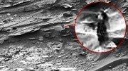 NASA火星照片现长发露胸女外星人