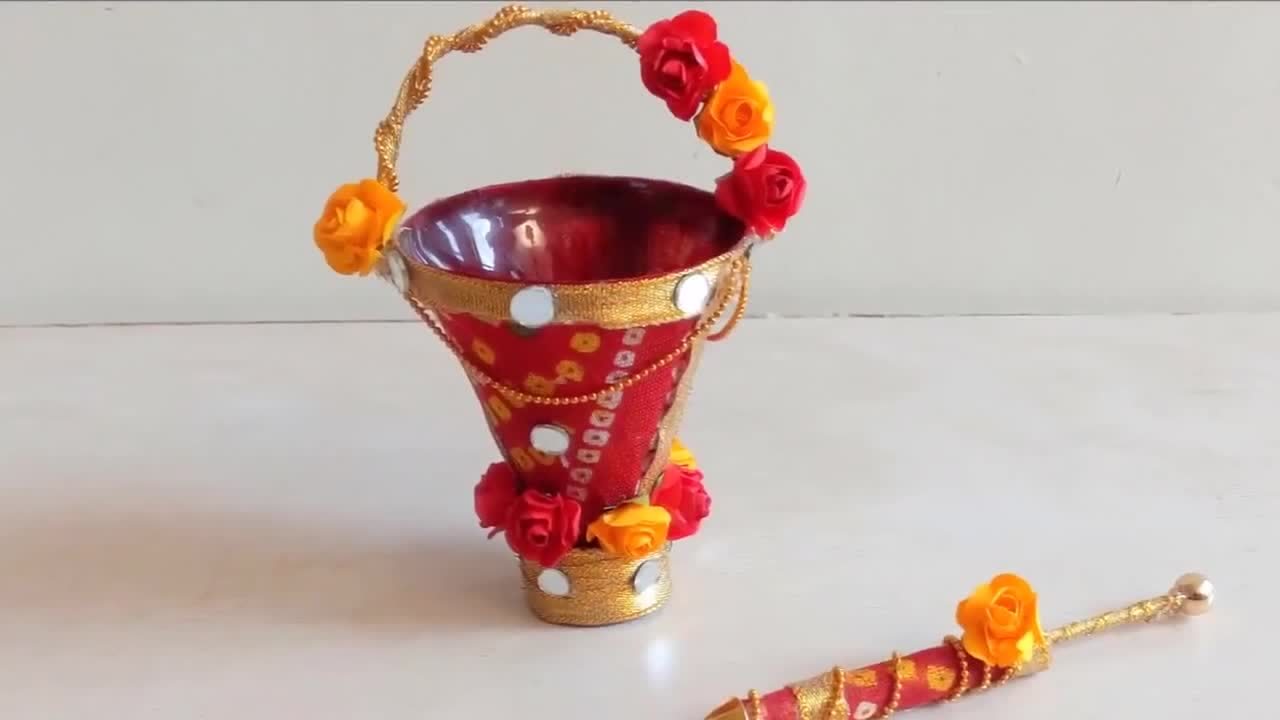 DIY手工:制作迷你笔筒