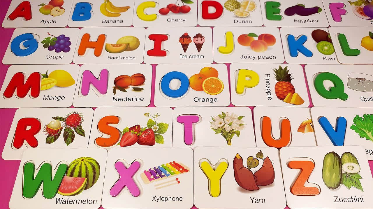 少儿玩具:英文字母识图卡