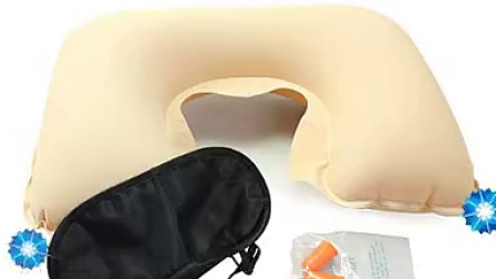 户外用品自驾汽车U型枕便携式充气护颈枕旅行旅游枕头