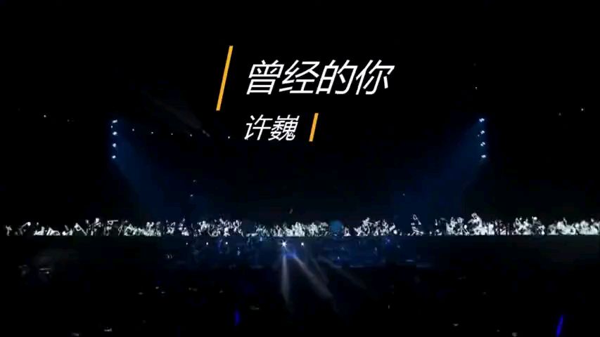 许巍《曾经的你》演唱会版本,仗剑走天涯,太好听了!