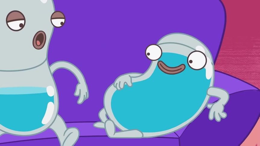 搞笑动画:小水滴玩《模仿游戏》