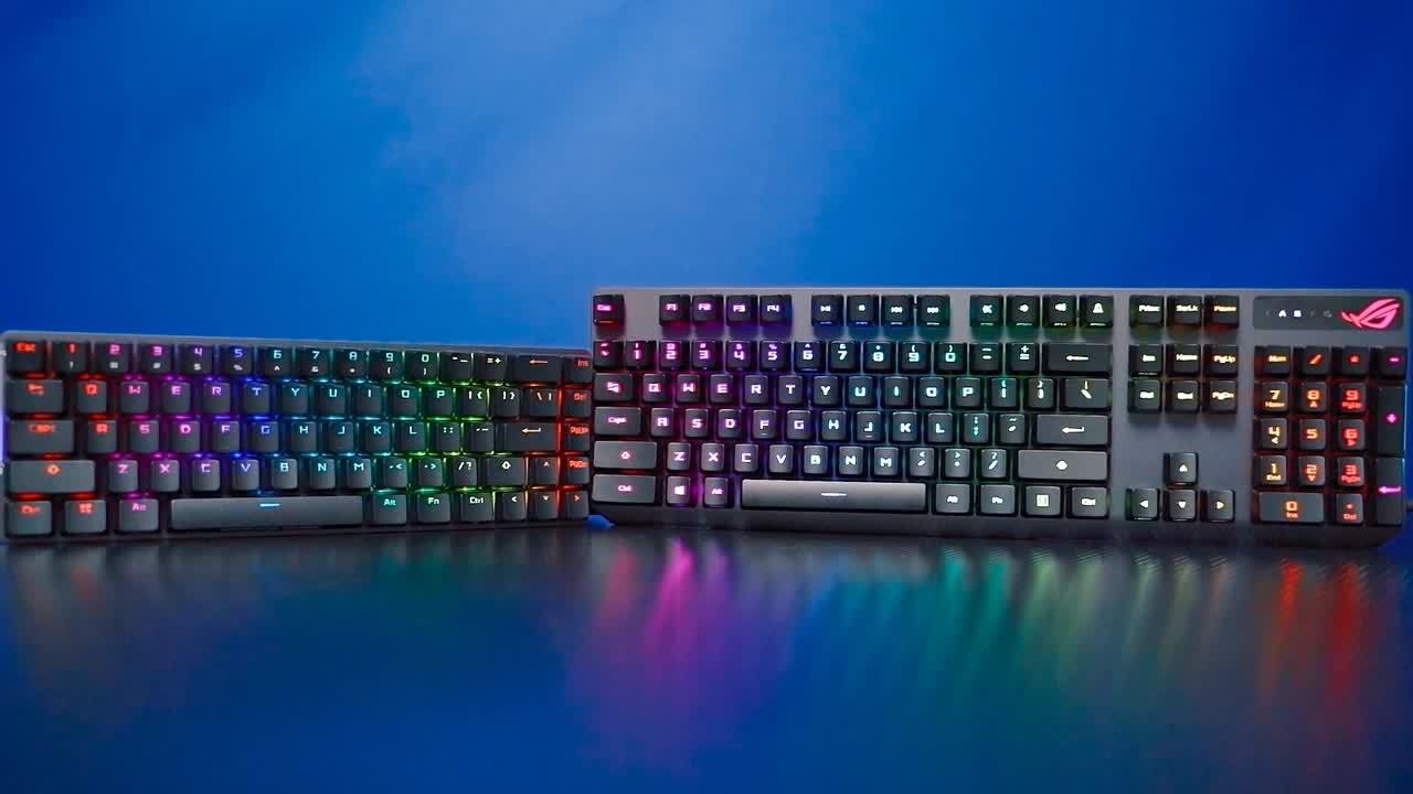 两把风格迥异的华硕键盘,哪款适合你?