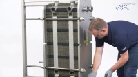 阿法拉伐垫片板式换热器拆装演示