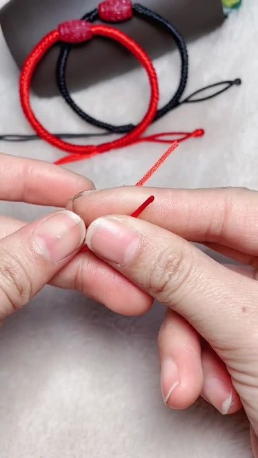 金刚结手绳完成版教程#编绳教程#手工编织