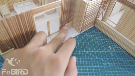用木棍制作房子,微型住宅