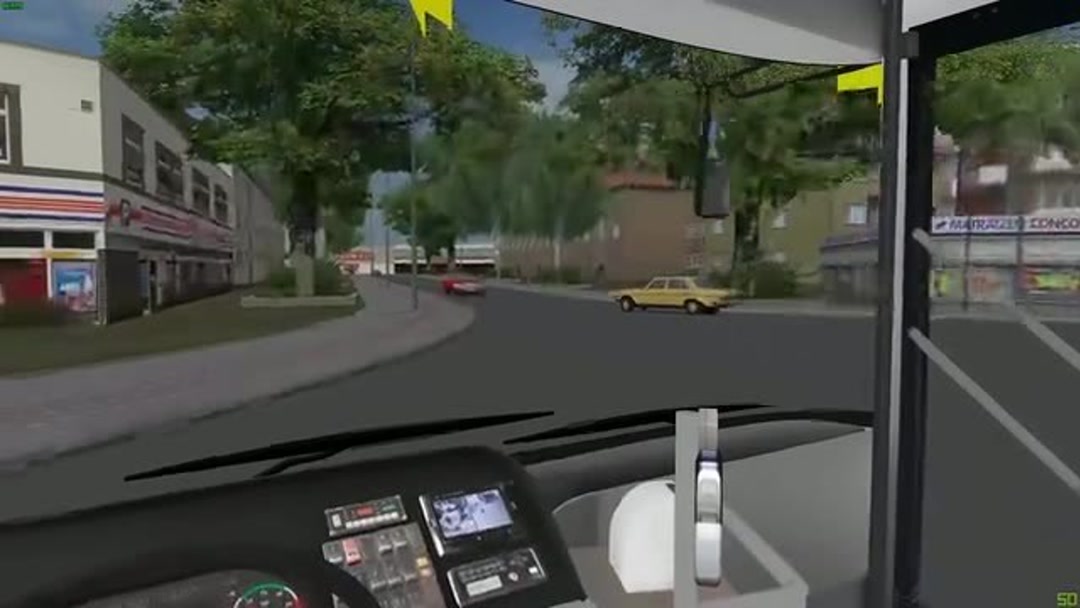 巴士模拟2 #561: 宇通雪碧涂装铰链巴士 ZK6180HGC